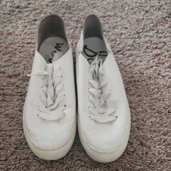 Sam Edelman | Shoes | Sam Edelman White Poppy Lace Up Sneakers | Poshmark